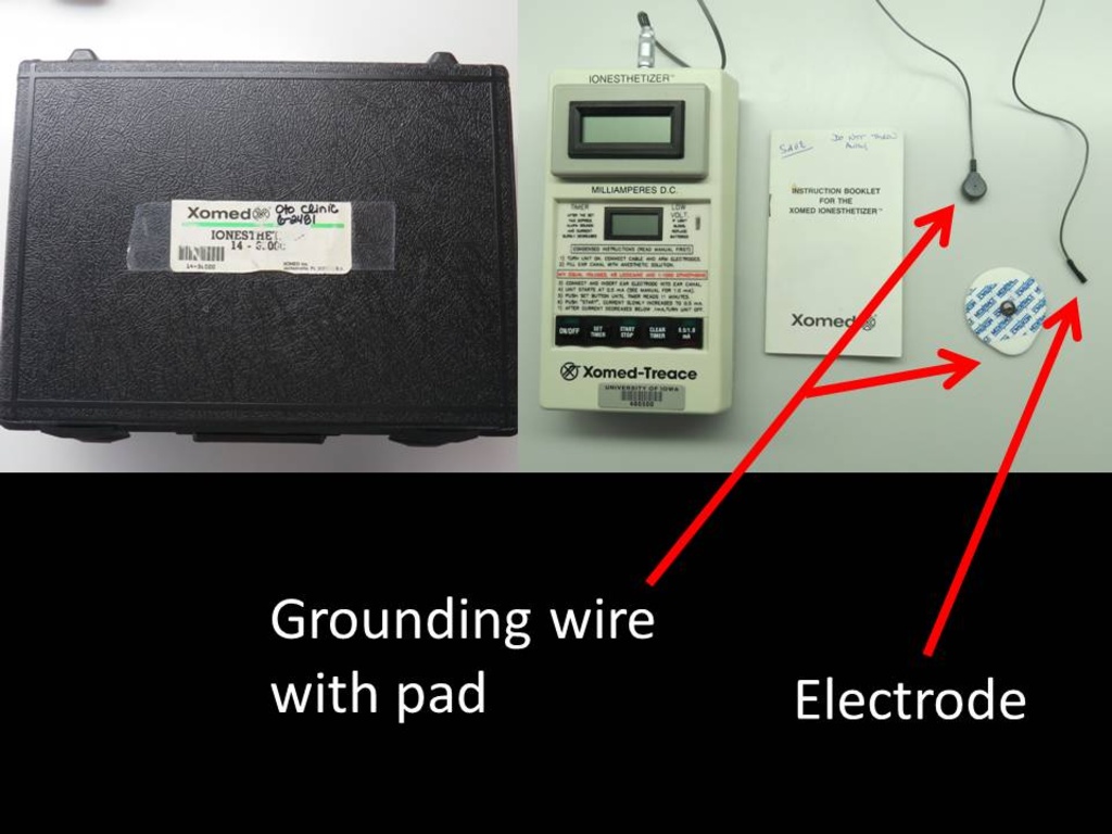 Iontophoresis for Myringotomy or Ear Procedures Under Local Anesthesia ...