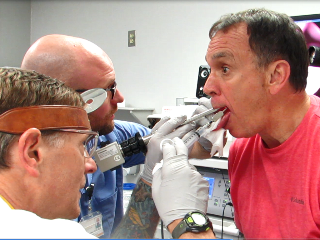 Vocal Cord Injection with Prolaryn Gel with Videostroboscopy (Transoral ...