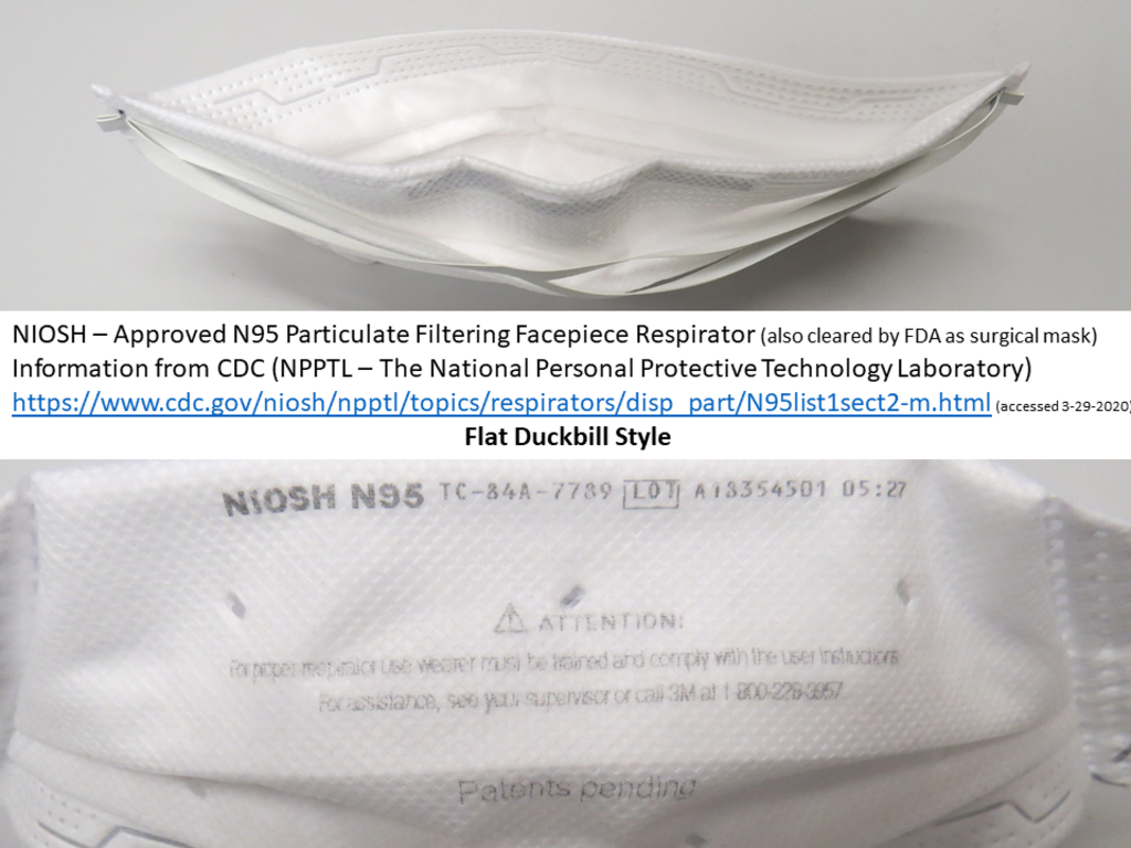 N95 Respirators (HEPA or High-Efficiency-Particulate-Air Filter ...