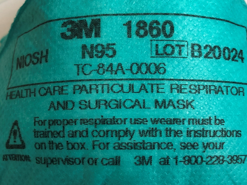 N95 Respirators (HEPA or High-Efficiency-Particulate-Air Filter Respirators) as Personal ...