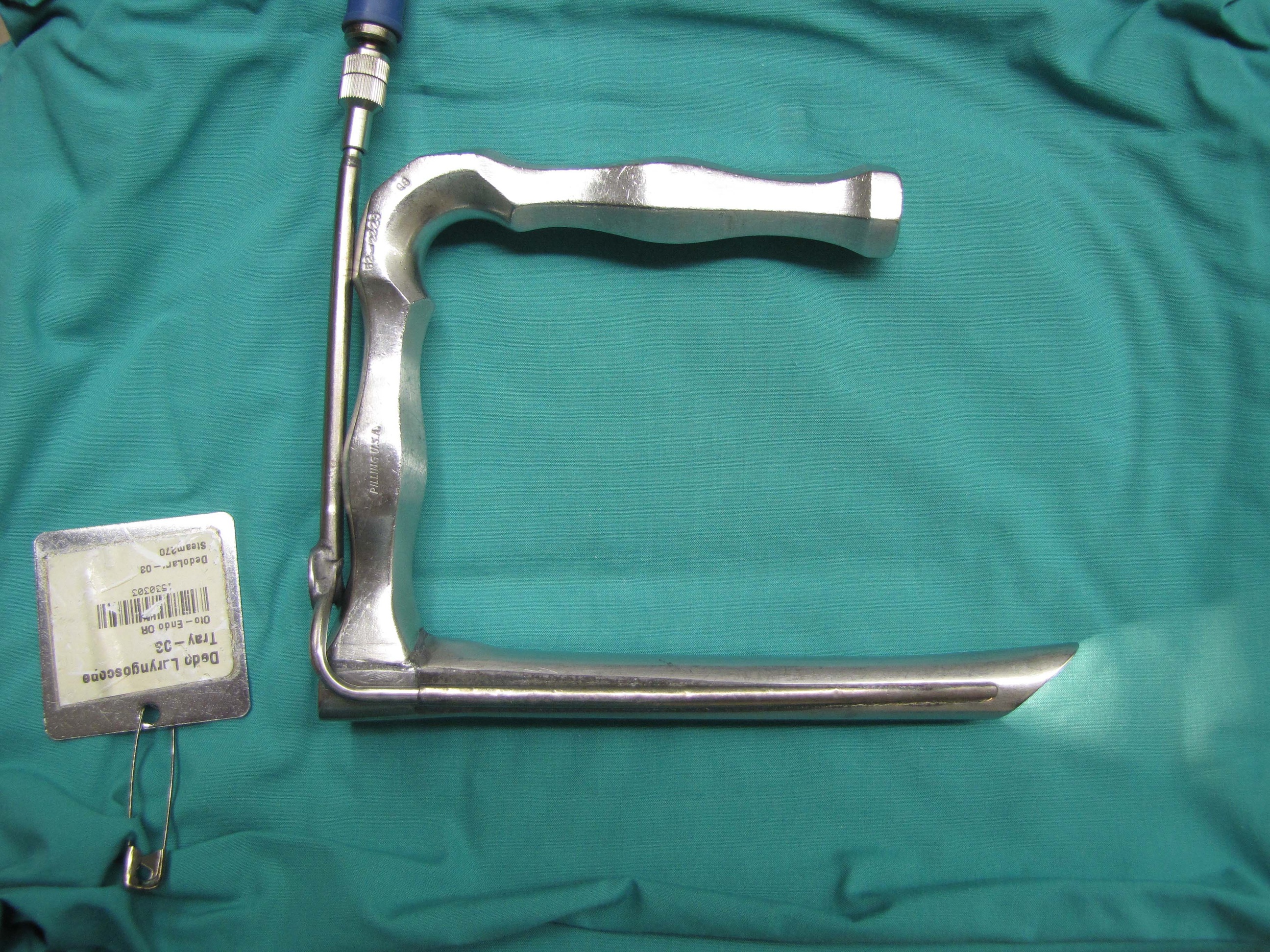 Dedo Laryngoscope (Shortcoming to Internal Irregularity) | Iowa Head ...