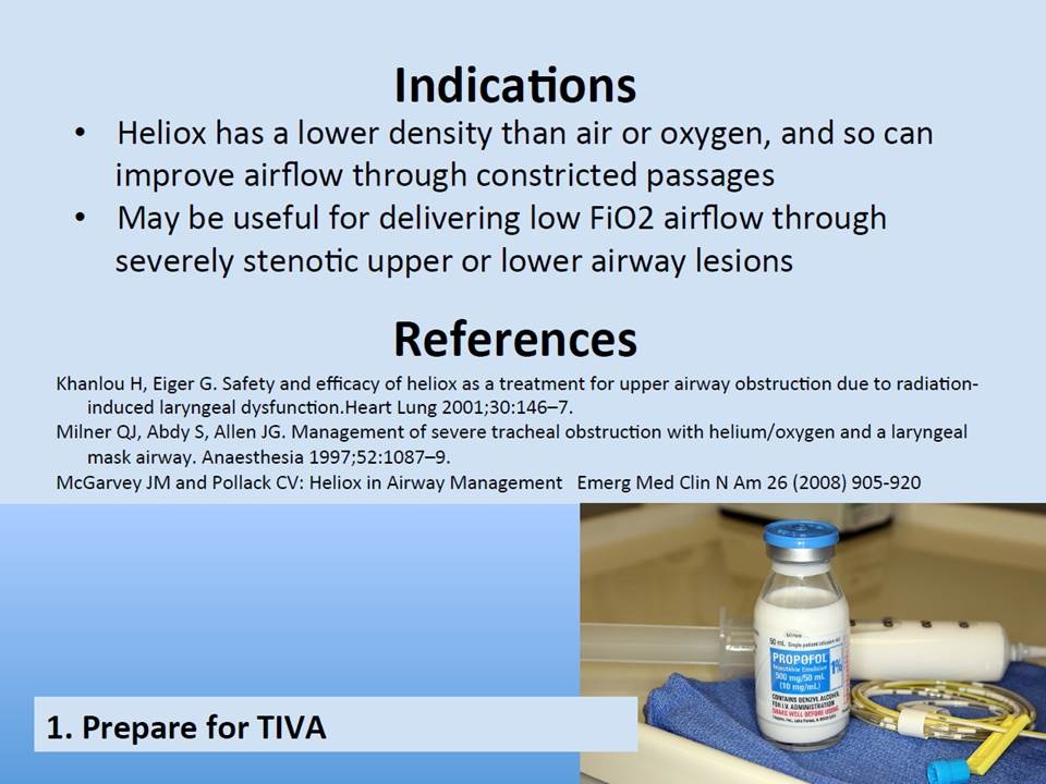 Heliox Setup for the Difficult Airway | Iowa Head and Neck Protocols ...